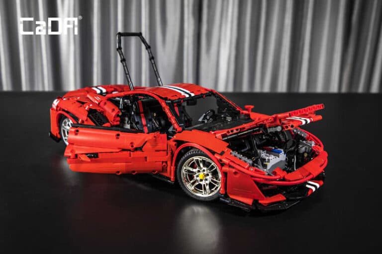 CaDA MASTER Italien Super Car red 1:8 inkl Power System (3187 Teile ...